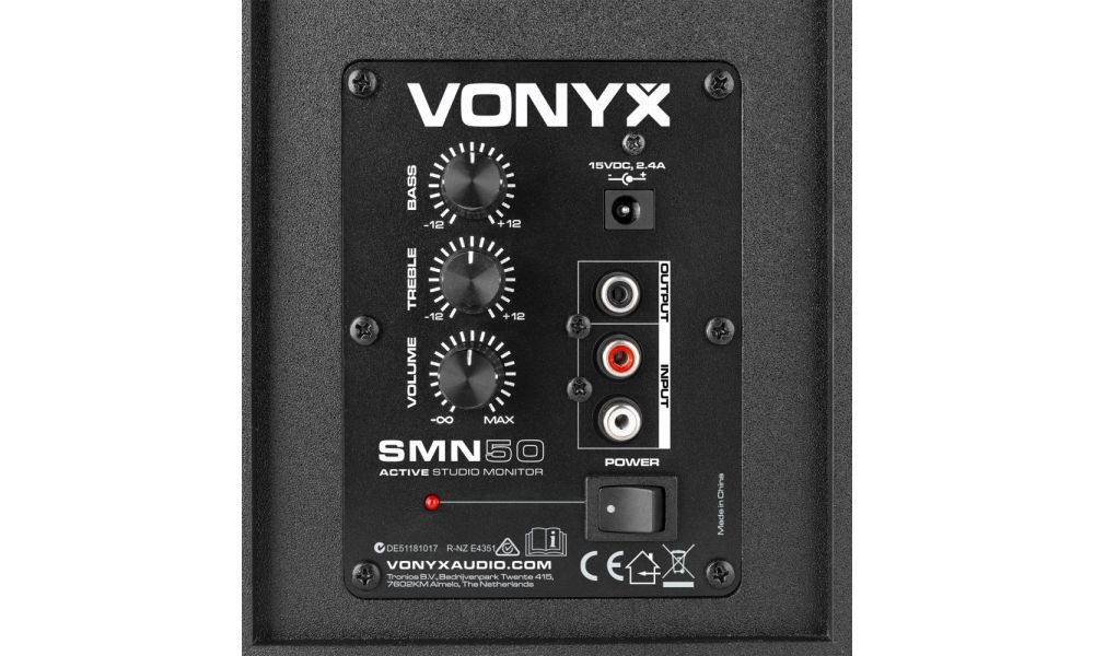⚡ Vonyx Smn50w Monitor Estudio Activo 5 Pareja